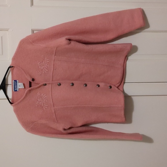 Pendleton | Sweaters | Vintage Pendleton Wool Womens Medium Pink ...